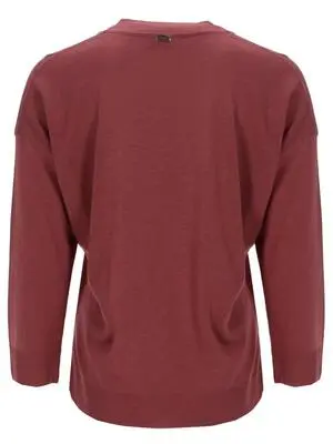 Herno Glam Knit Effect Pullover - Red