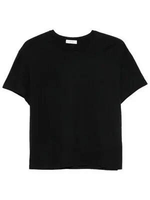 TOTEME Cotton Blend T-shirt - Black