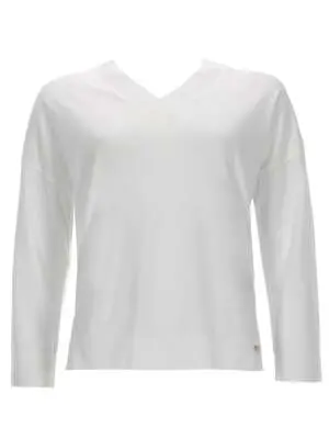 Herno Maglia In Glam Knit Effect - White