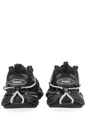 Balenciaga Track Sneaker With Logo - Black