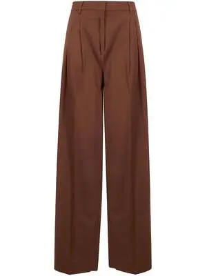 Max Mara Virgin Wool Wide Leg Trousers