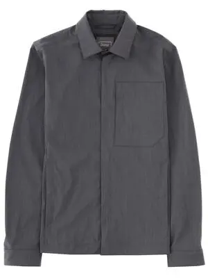 Herno Wool Blend Overshirt - Gray