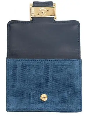Fendi Micro Trifold Baguette Wallet