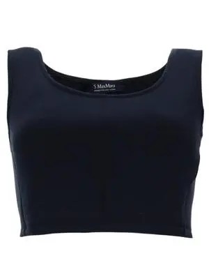 Max Mara Cotton Jersey Top - Blue
