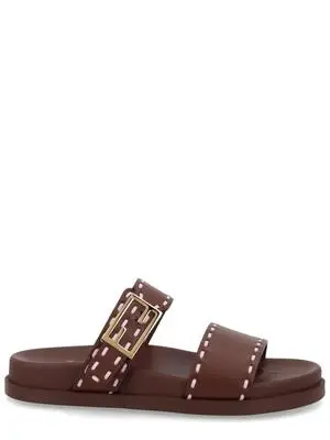 Fendi Leather Sandals
