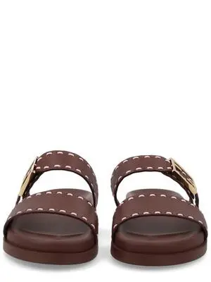 Fendi Leather Sandals