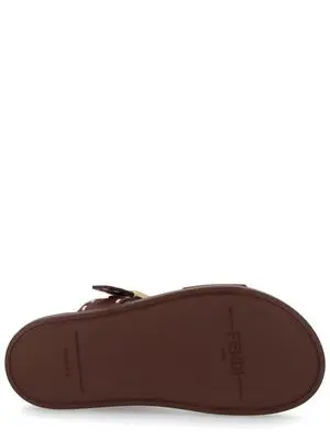 Fendi Leather Sandals