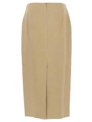 Max Mara Veranda Midi Skirt - Cream