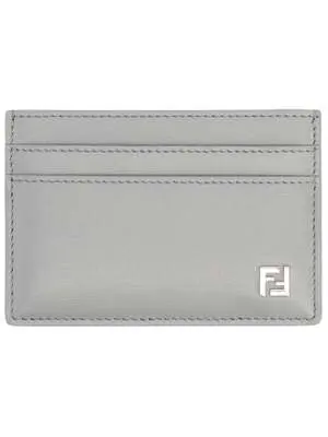 Fendi Portacarte Squared Ff - Gray