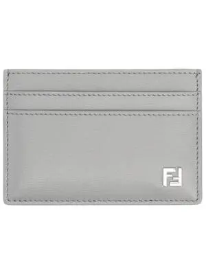 Fendi Ff Card Holder - Gray