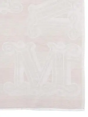 Max Mara Linen Blend Stole - White
