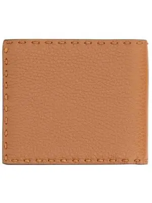 Fendi Selleria Leather Wallet - Brown