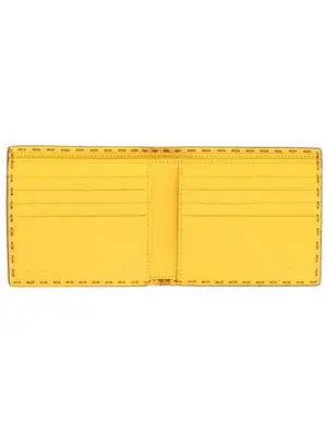 Fendi Selleria Leather Wallet - Brown