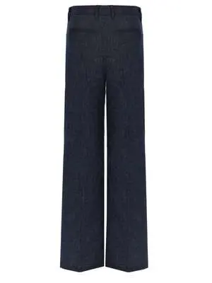 Max Mara Pantalone In Denim Abete