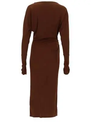Max Mara Abito Salvo Con Drappeggio