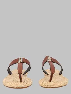 Saint Laurent Sandalo Babylone - Brown