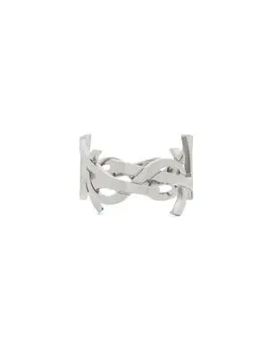Saint Laurent Cassandre Ring - Silver