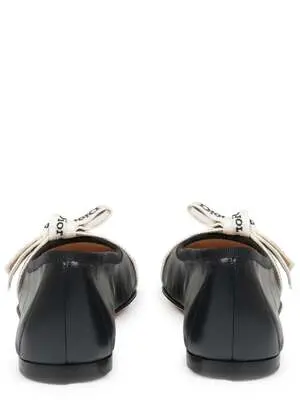 Dior J'adior Leather Ballerina - Black