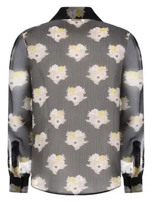 Fendi Camicia Oversize In Seta E Cotone