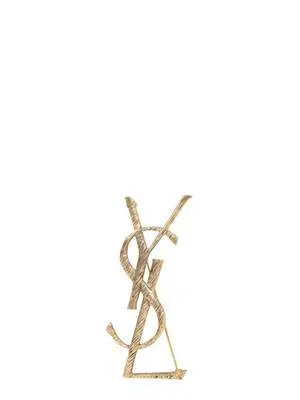 Saint Laurent Spilla Monogramme - Gold