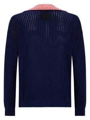 Fendi Cotton V-neck Pullover