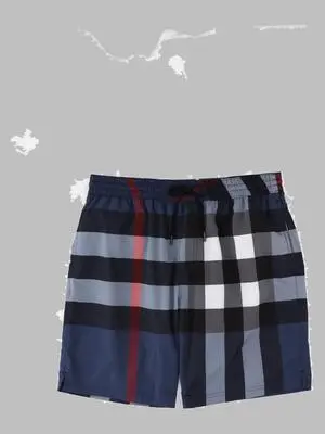 Burberry Checked Shorts - Multicolor