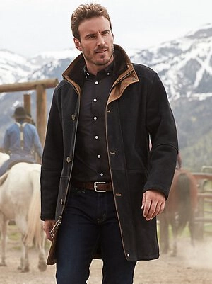 Overland Mckinley Sheepskin Coat - Black