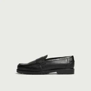 KLEMAN Escale Grain Loafer - Black