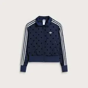Adidas Satin Polka Dots Track Top - Night Indigo