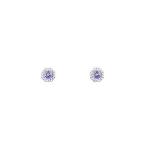 Arte Madrid Exquisito Stud Earrings Lavender - Purple
