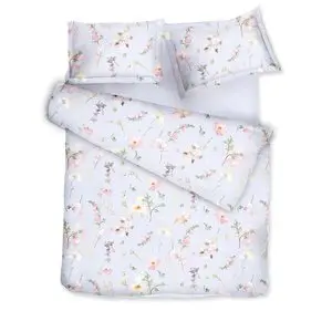 DECOFLUX HOME Sateen Bed Linen Set Whisper Sky - Blue