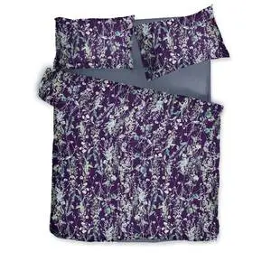 DECOFLUX HOME Sateen Bed Linen Set Summer Life Dark - Blue