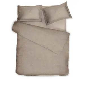 DECOFLUX HOME Sateen Bed Linen Set Paisley Bronze - Brown