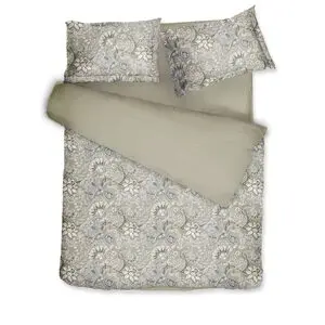 DECOFLUX HOME Neutrals / Sateen Bed Linen Set Boho Khaki - Green
