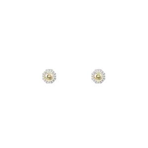 Arte Madrid Exquisito Stud Earrings Canary - Yellow