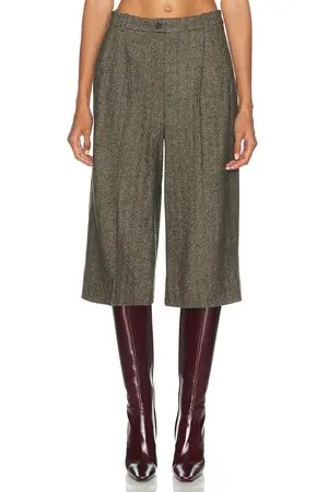 Saint Laurent Wool Tailored Bermuda Short