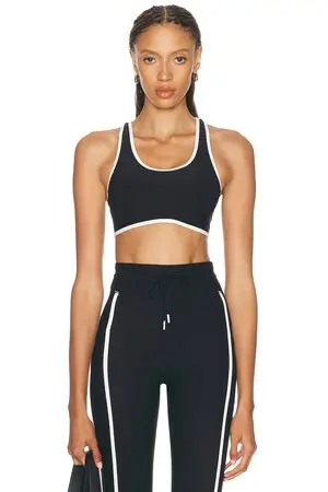 The Upside Sol Jade Racerback Bra - Black