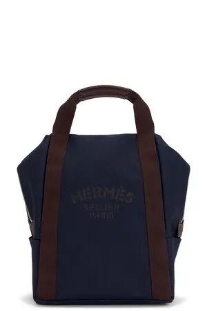 Hermès Sac De Pansage Groom Backpack In Navy
