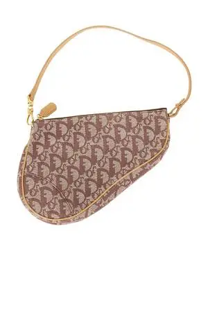 Dior Diorissimo Pochette Saddle Bag - Brown