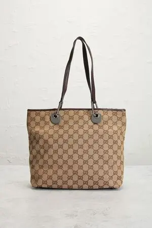 Gucci Eclipse Tote Bag In Brown