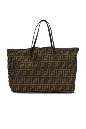 Fendi Zucca Roll Tote Bag