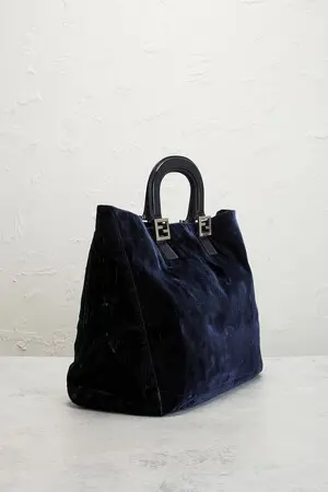 Fendi Handbag In Navy