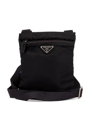 Prada Tessuto Flat Messenger Bag