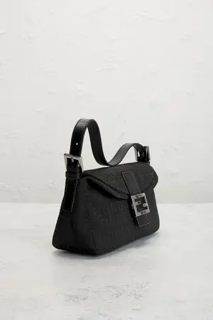 Fendi Zucca Baguette Shoulder Bag