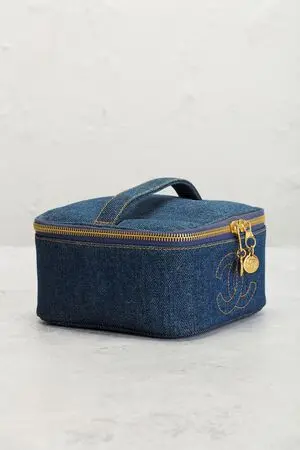 Chanel Denim Vanity Case