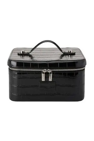 ETOILE COLLECTIVE Vanity Case - Noir Croc