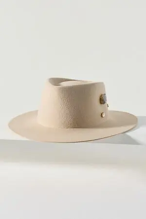 VAN PALMA Georga Wool Rancher - Ivory