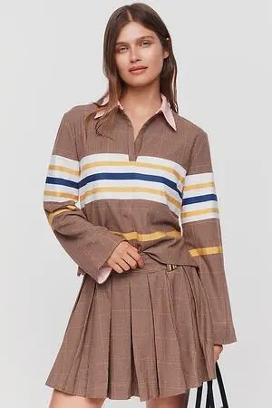 Maeve Long-sleeve Sporty Henley Top