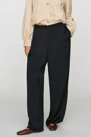Anthropologie Lyrebird Silky Scalloped Pant