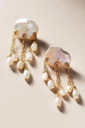 ADORN PILI Thunderstorm Pearl Drop Earrgs
